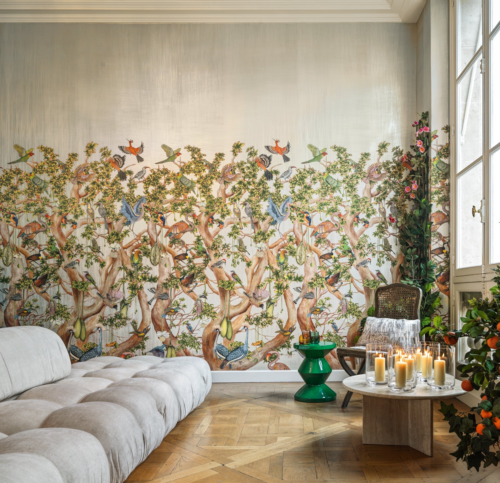 Tree of Life Platinum wallpaper - Cole & Son – Cole & Son (Wallpapers) Ltd