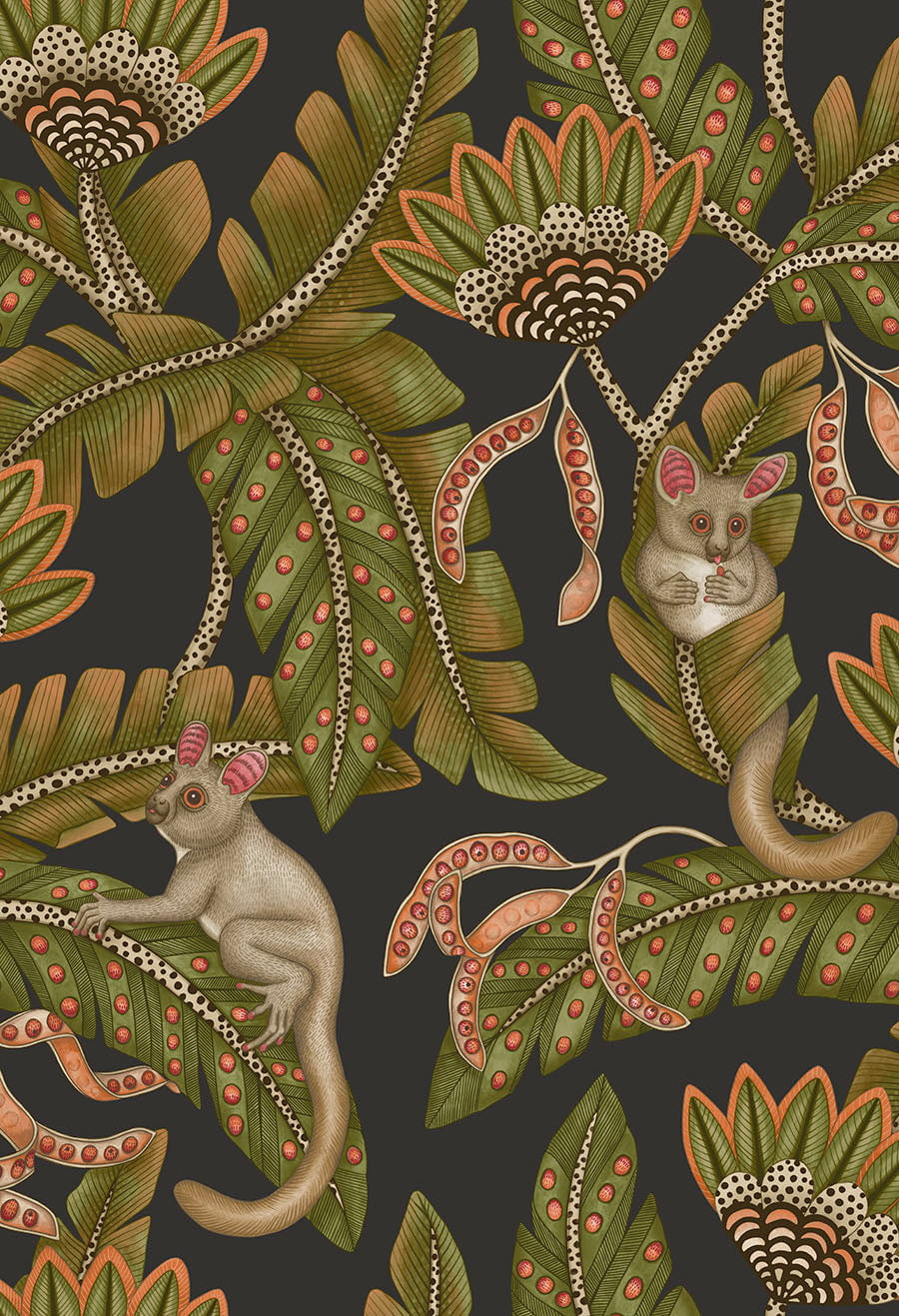 Bush Baby Wallpaper Cole & Son – Cole & Son (Wallpapers) Ltd